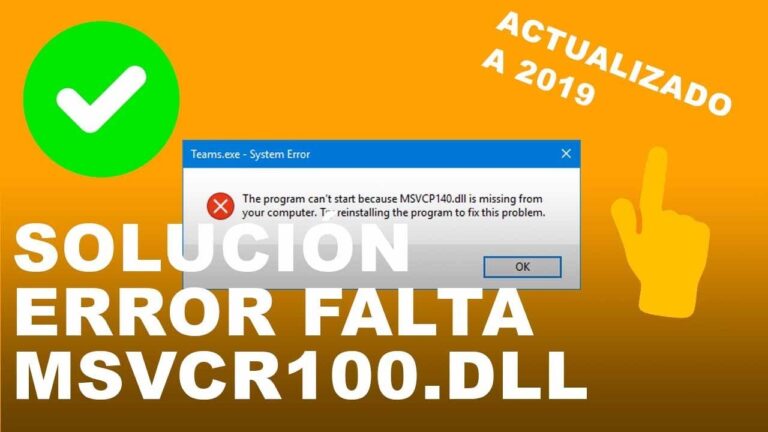 Cómo solucionar el problema msvcr100 dll | Actualizado octubre 2025
